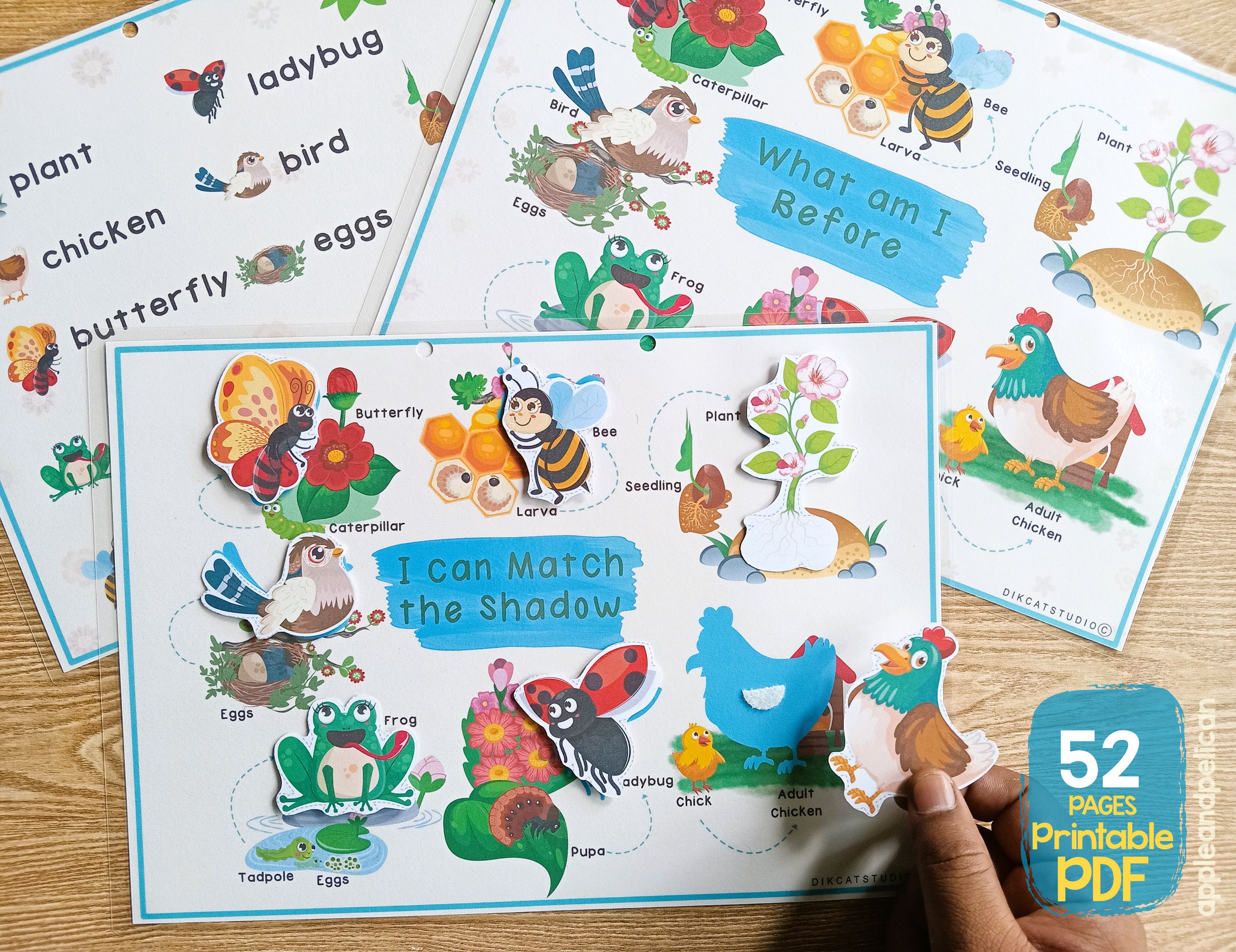 Spring Busy Book, Personalized Busy Book, Toddler Learning Binder ...