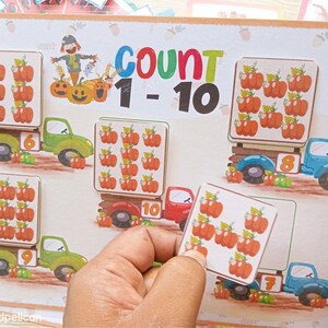 Number 1 to 10 Count and Match, Montessori Toddler Math Activity ...