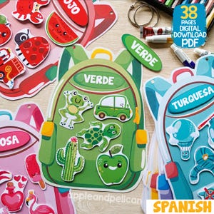 SPANISH Color Matching Color Sorting Game, Ordenar Los Colores ...