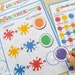 Color Mixing Worksheet Primary and Secondary Color, Printable Preschool ...