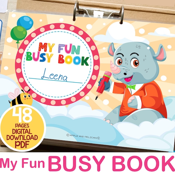 Preschool Learning Binder - Etsy