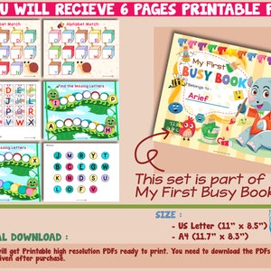 Printable Alphabet Matching Activity Missing Letters Worksheet, Toddler ...