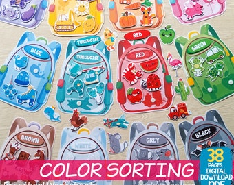 Color Matching, Color Activity, Learning Colors, Toddler Activity ...