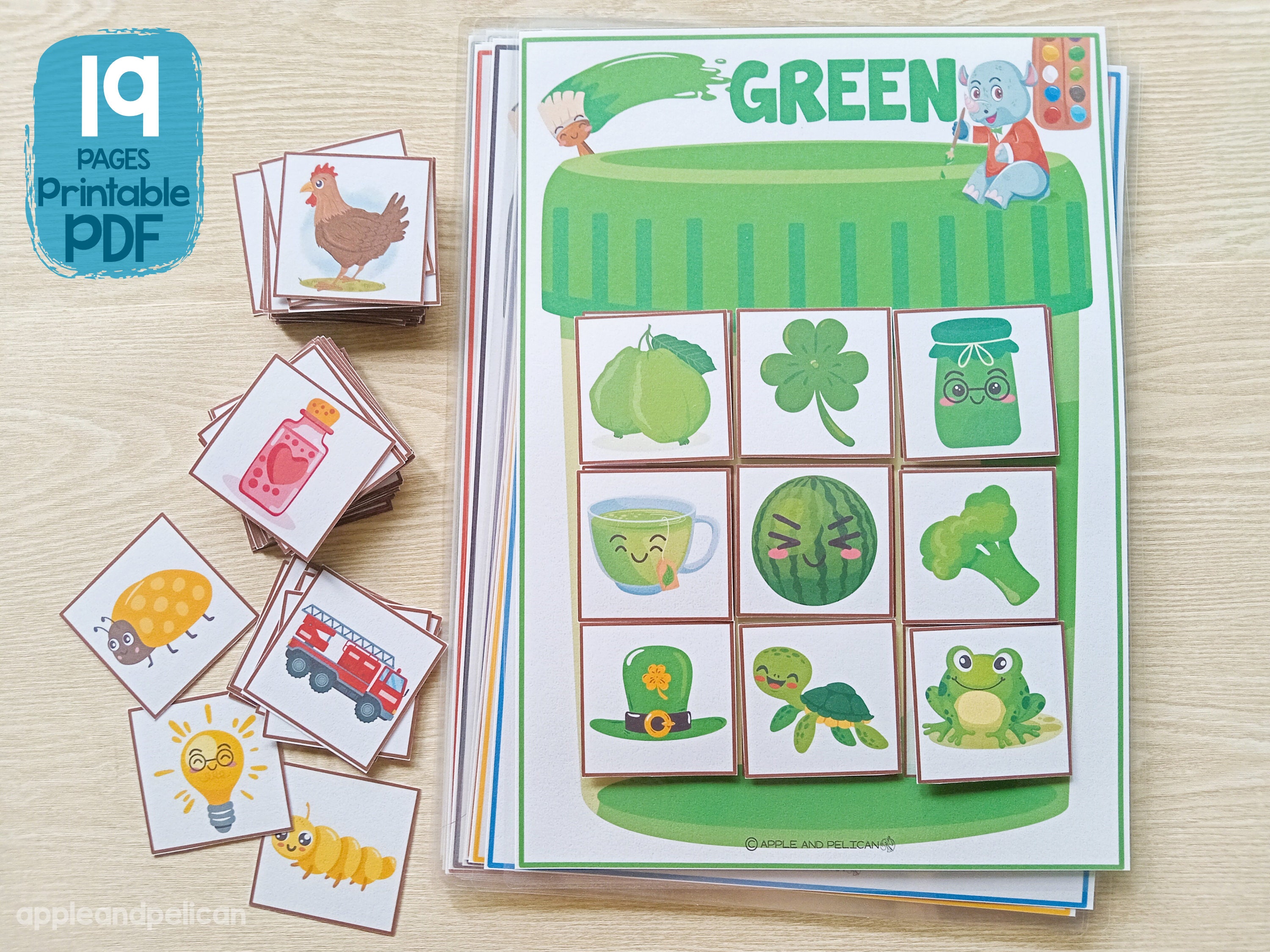 Activités de tri des couleurs Jeux de correspondance des couleurs ...