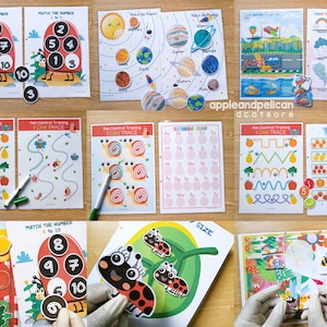 Toddler Learning Binder, Toddler Busy Binder, Toddler First Busy Book ...