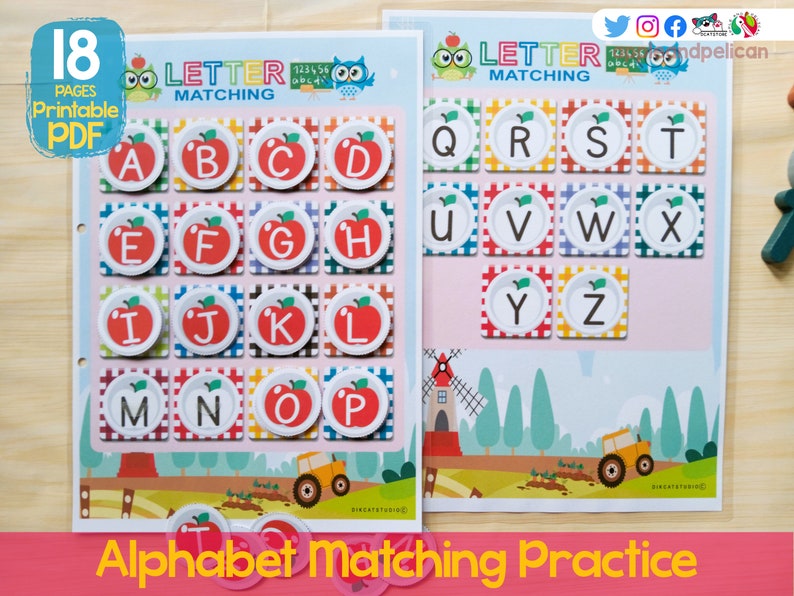 Beginning Sounds Practice Busy Binder, Alphabet Writing Activity ...