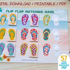 Summer Busy Book Printable, Kids Summer Activity Book, Toddler ...