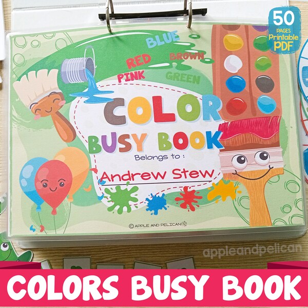 Preschool Quiet Book - Etsy