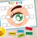 Body Parts Name Matching Learning Game Activity Printable Preschool ...