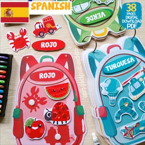 SPANISH Color Matching Color Sorting Game, Ordenar Los Colores ...