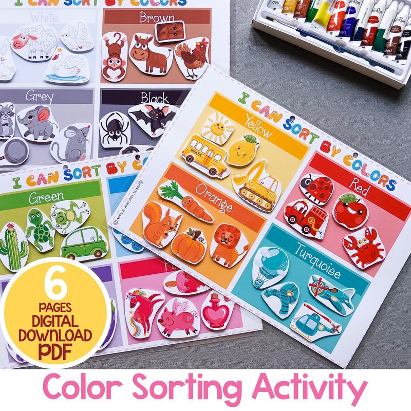 Color Sorting - Etsy