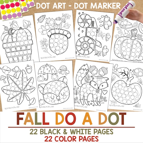 Dot Coloring Pages Adult - Etsy
