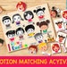 Body Parts Name Matching Learning Game Activity Printable Preschool ...