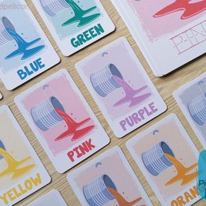 Color Flash Cards Printable Toddler Flashcards, Color Tracing Cards ...