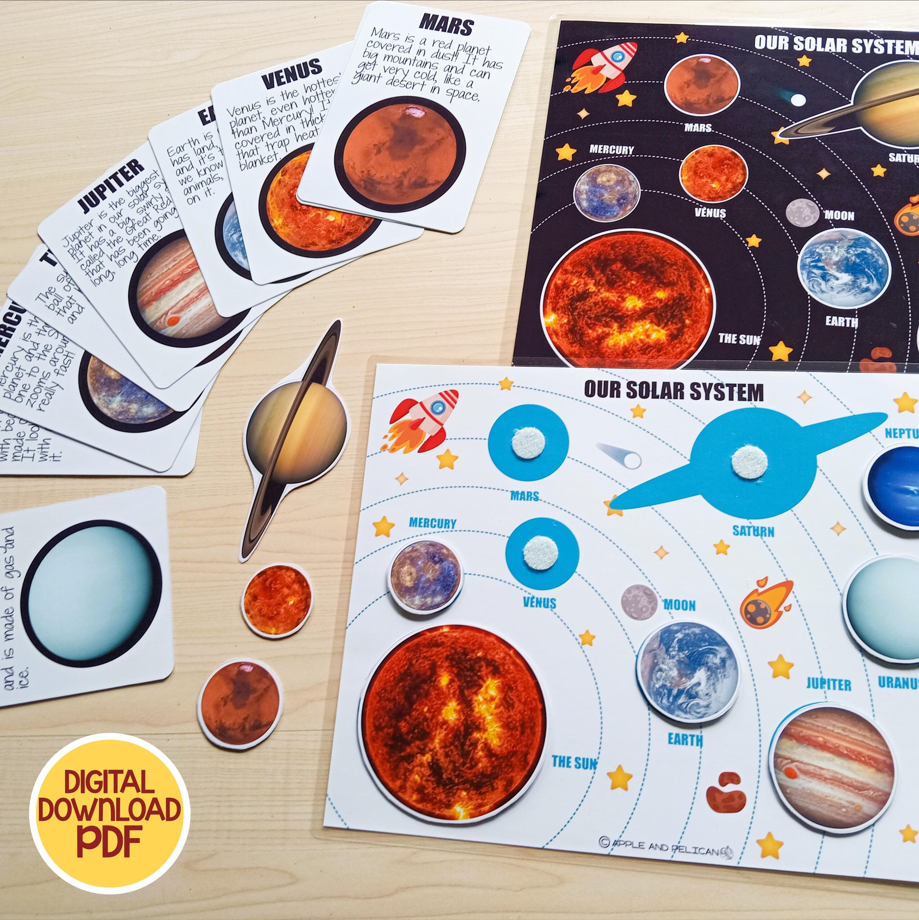 Solar System Preschool Activity Pack Printable, Outer Space Homeschool ...