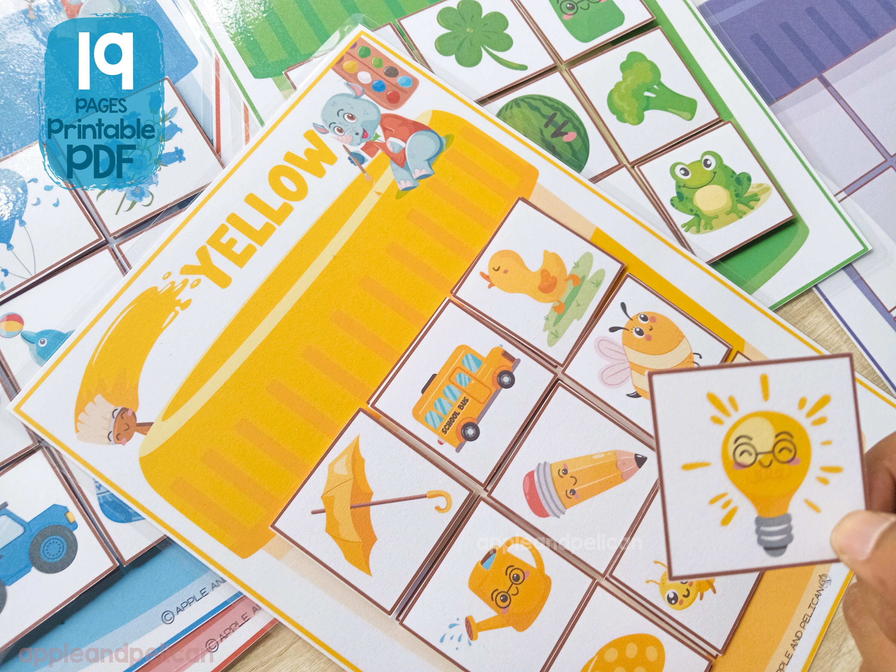 Activités de tri des couleurs Jeux de correspondance des couleurs ...