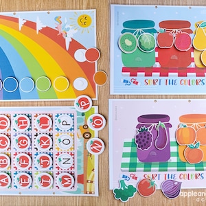 Toddler Learning Binder, Toddler Busy Binder, Toddler First Busy Book ...