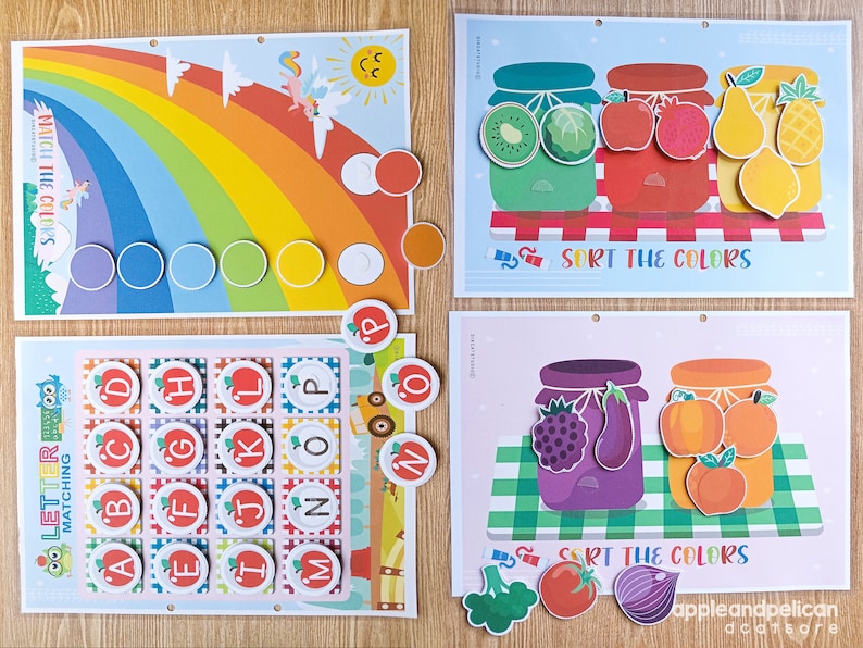 Toddler Learning Binder, Toddler Busy Binder, Toddler First Busy Book ...