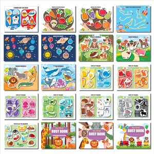 Toddler Busy Book, Toddler Learning Binder, Printable Quiet Book for ...