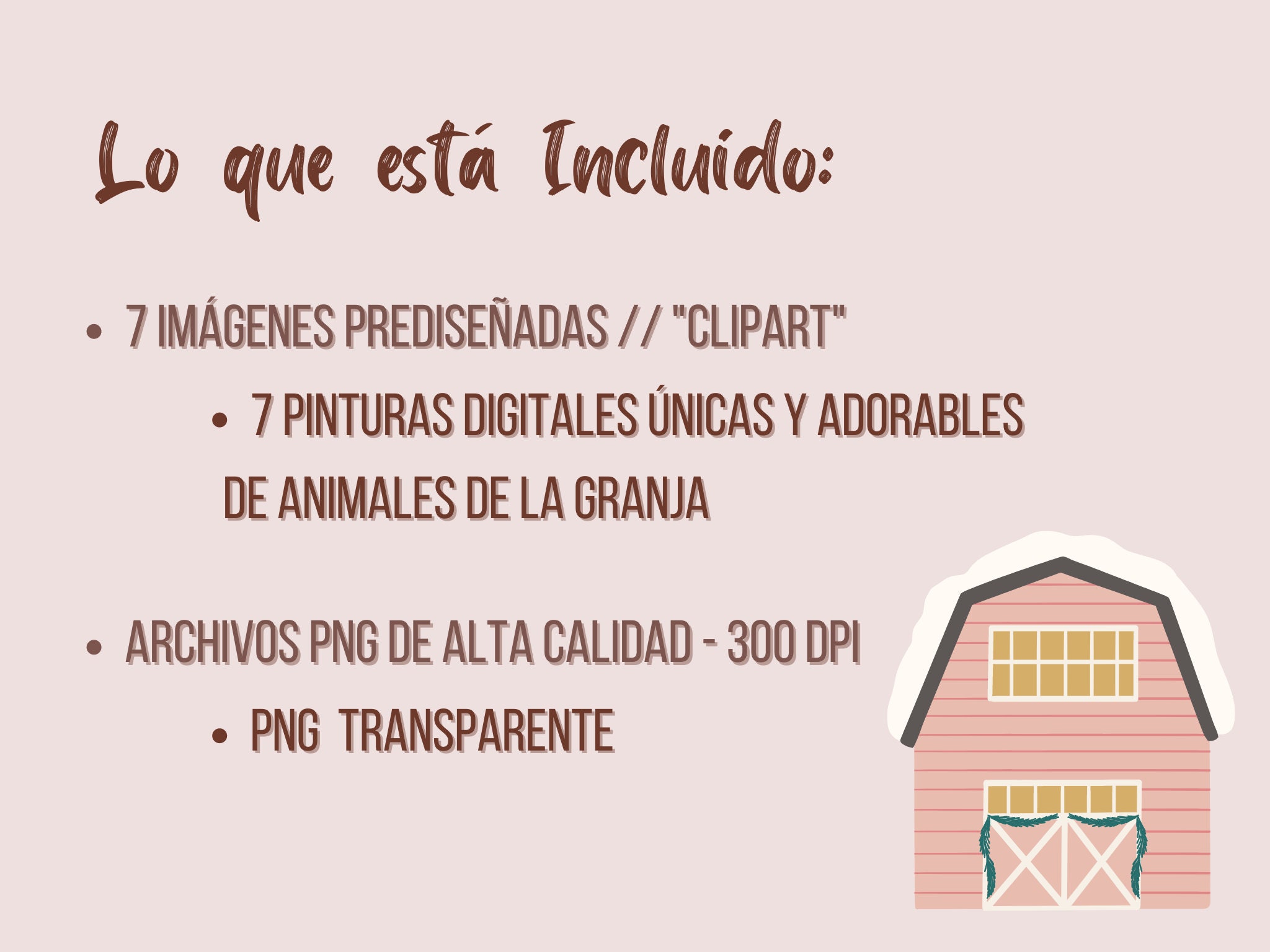 Adorable Animals Farm Friends Clipart Pack Transparent PNG Commercial ...