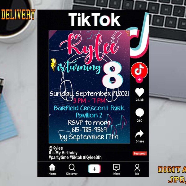 Tik Tok Birthday Printables - Etsy