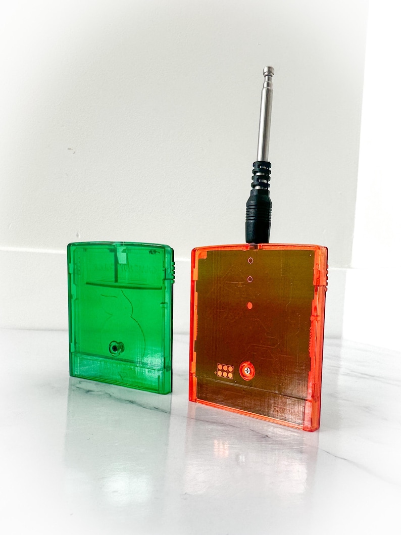 Orange FM Gameboy Radio Mirror Clear Gameboy Cartridge - Shell Only - Etsy