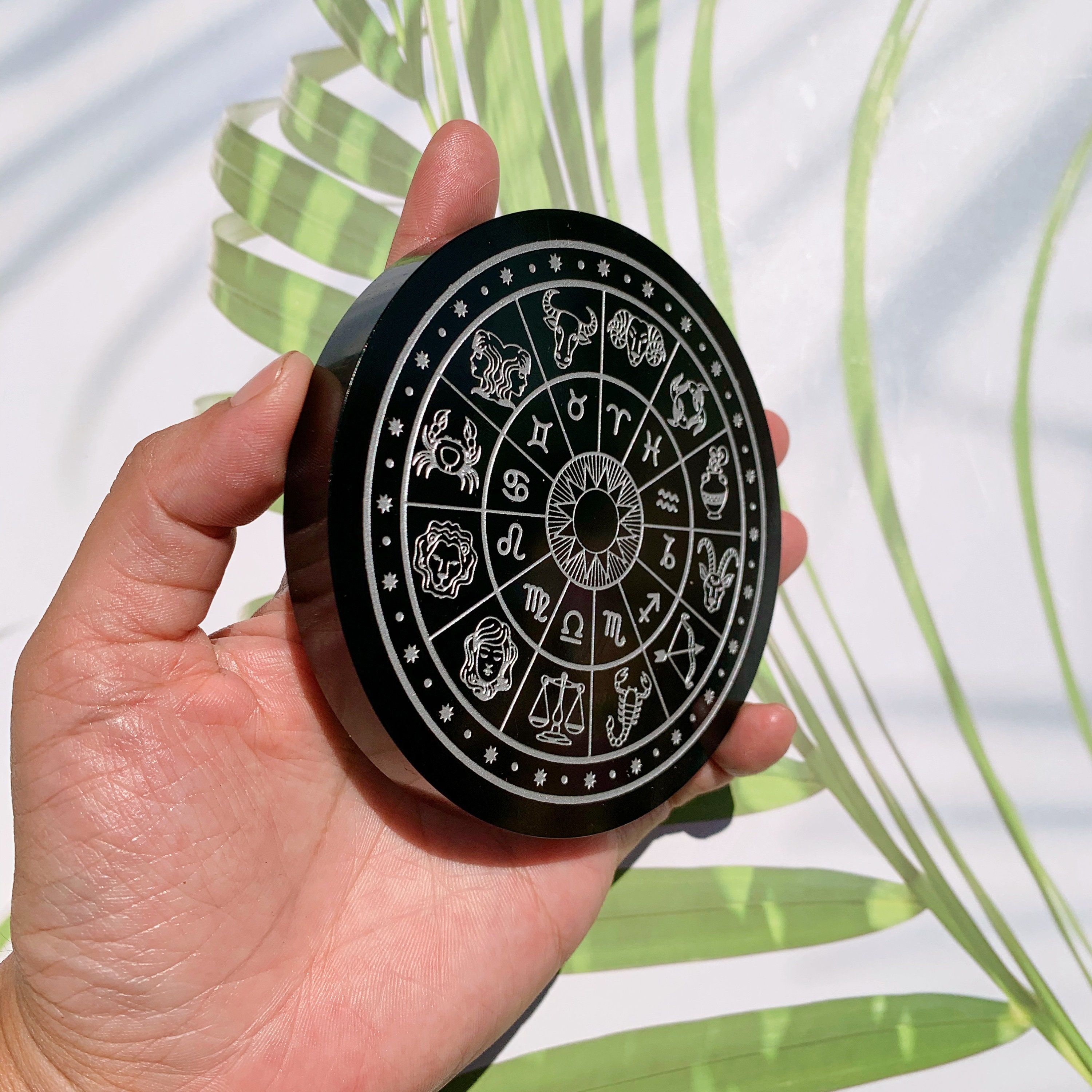 High Quality Obsidian Scrying Mirrorcrystal Scrying - Etsy