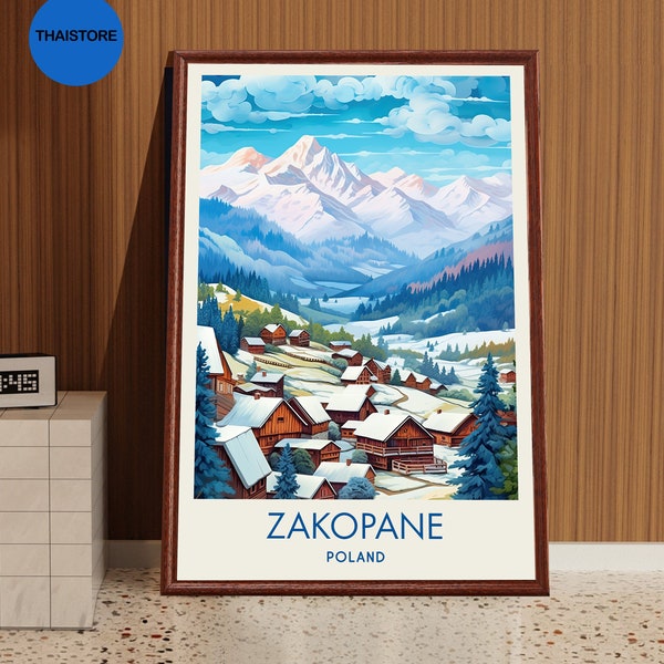 Zakopane Cityscape - Etsy