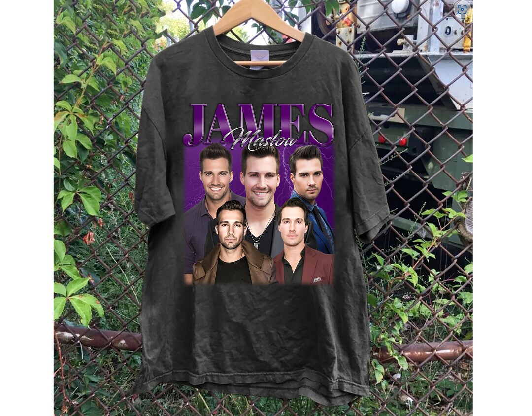 James Maslow Actor T-shirt James Maslow Shirt James Maslow - Etsy