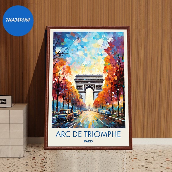 Arc De Triomphe Poster - Etsy
