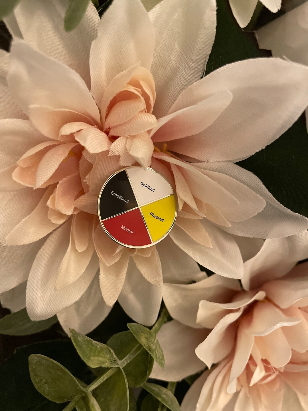 Indigenous Medicine Wheel Pin - Etsy