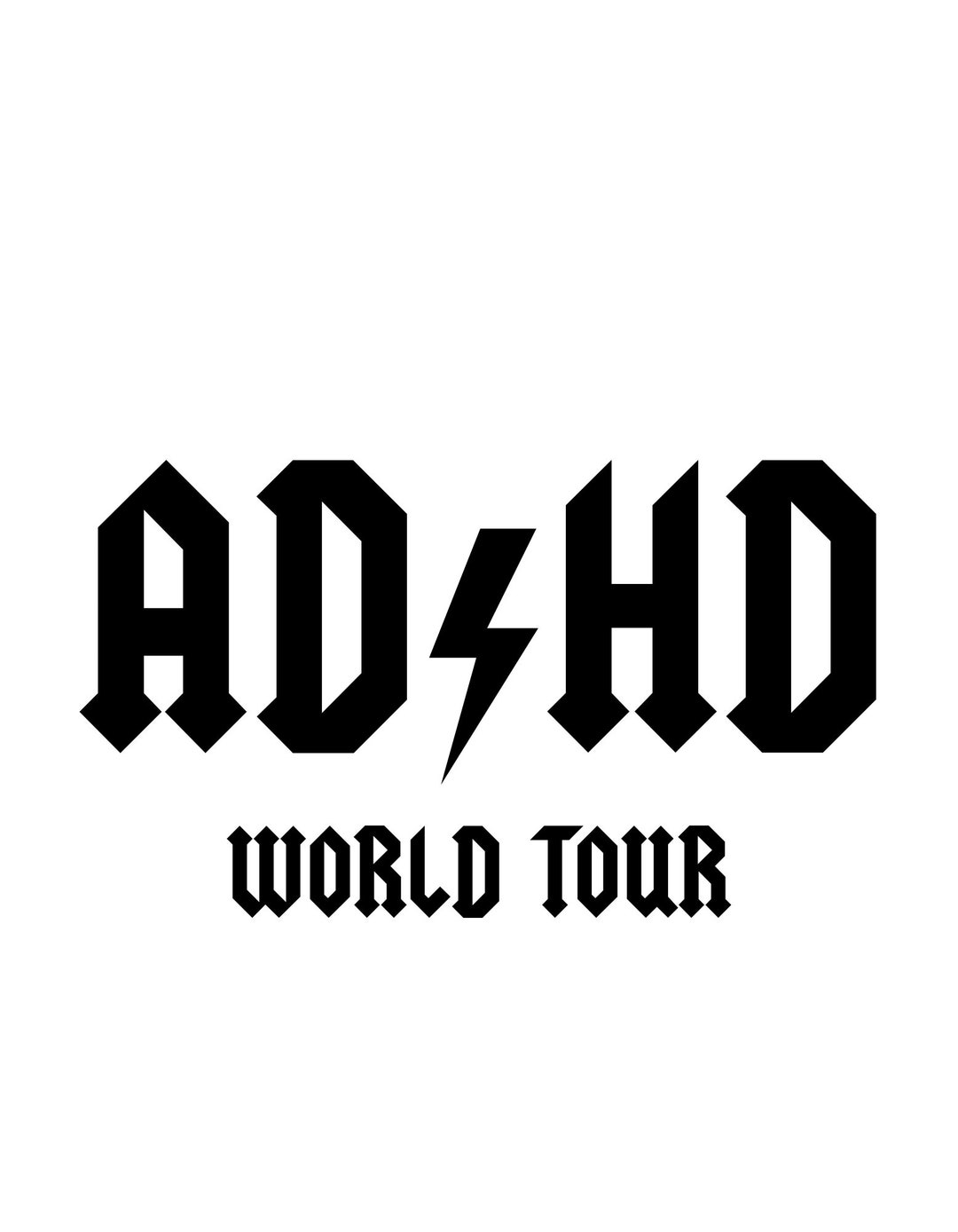 ADHD World Tour Digital File - Etsy