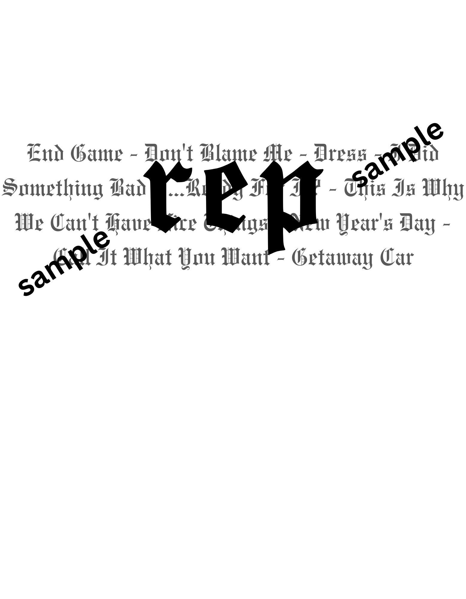 Taylor Swift Reputation Album Shirt Design SVG and PNG - Etsy