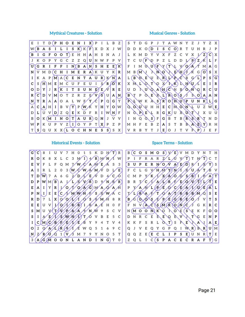 20 Large Word Search Puzzle Pages Vol. 2 Word Search Puzzles 400 Words ...