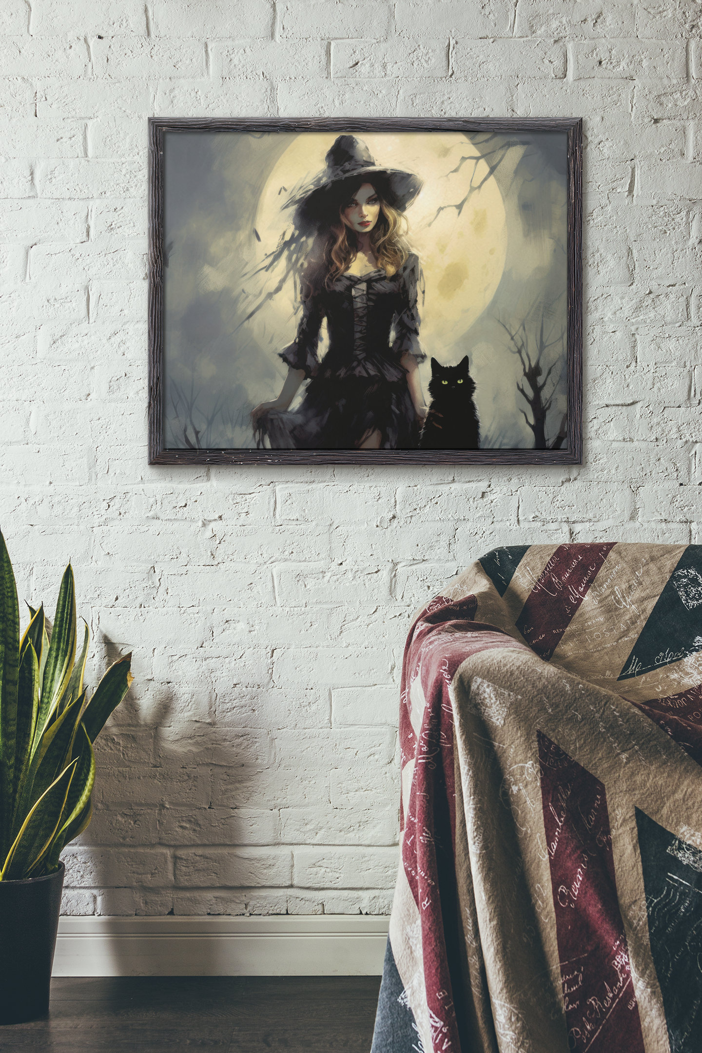 Witches Printable Art Wall Art 4K Jpgs, 12 Witchy Witches and Their ...