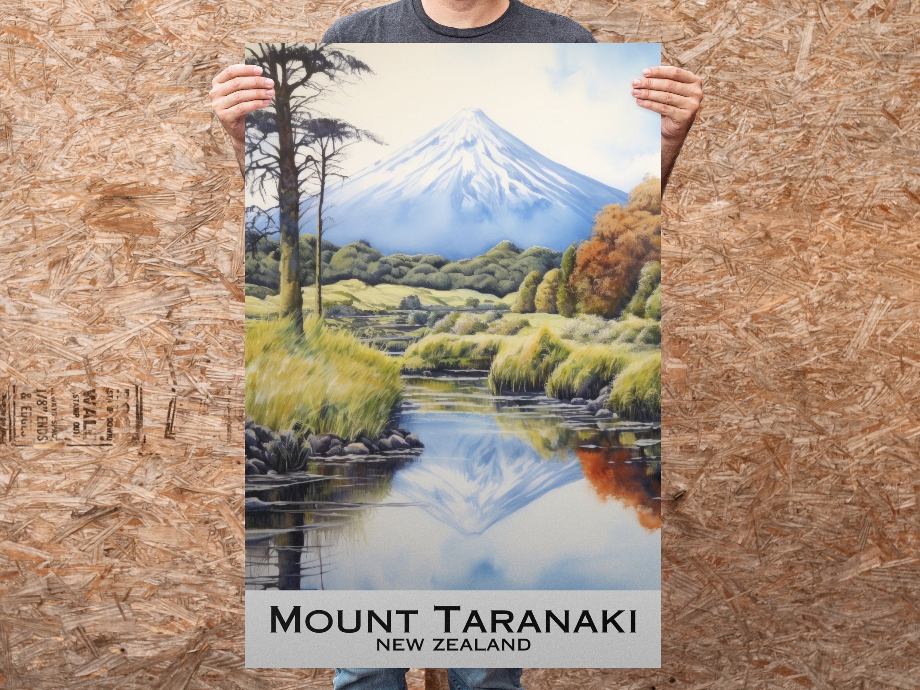 Print Your Own Mount Taranaki Wall Art, Mt. Taranaki, New Zealand ...