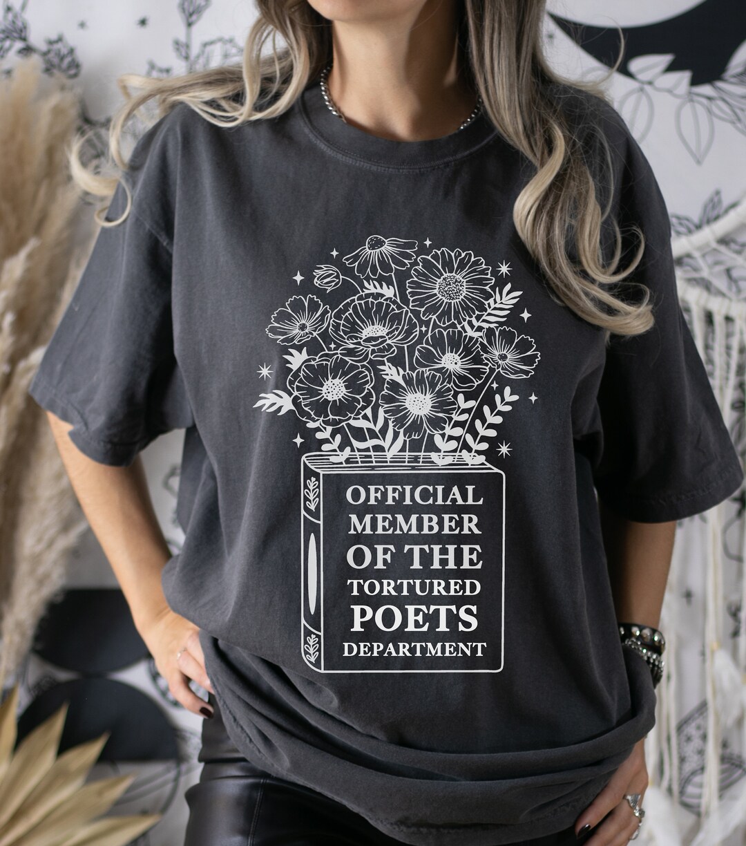 The Tortured Poets Department Official Member TTPD Book With Florals TS ...
