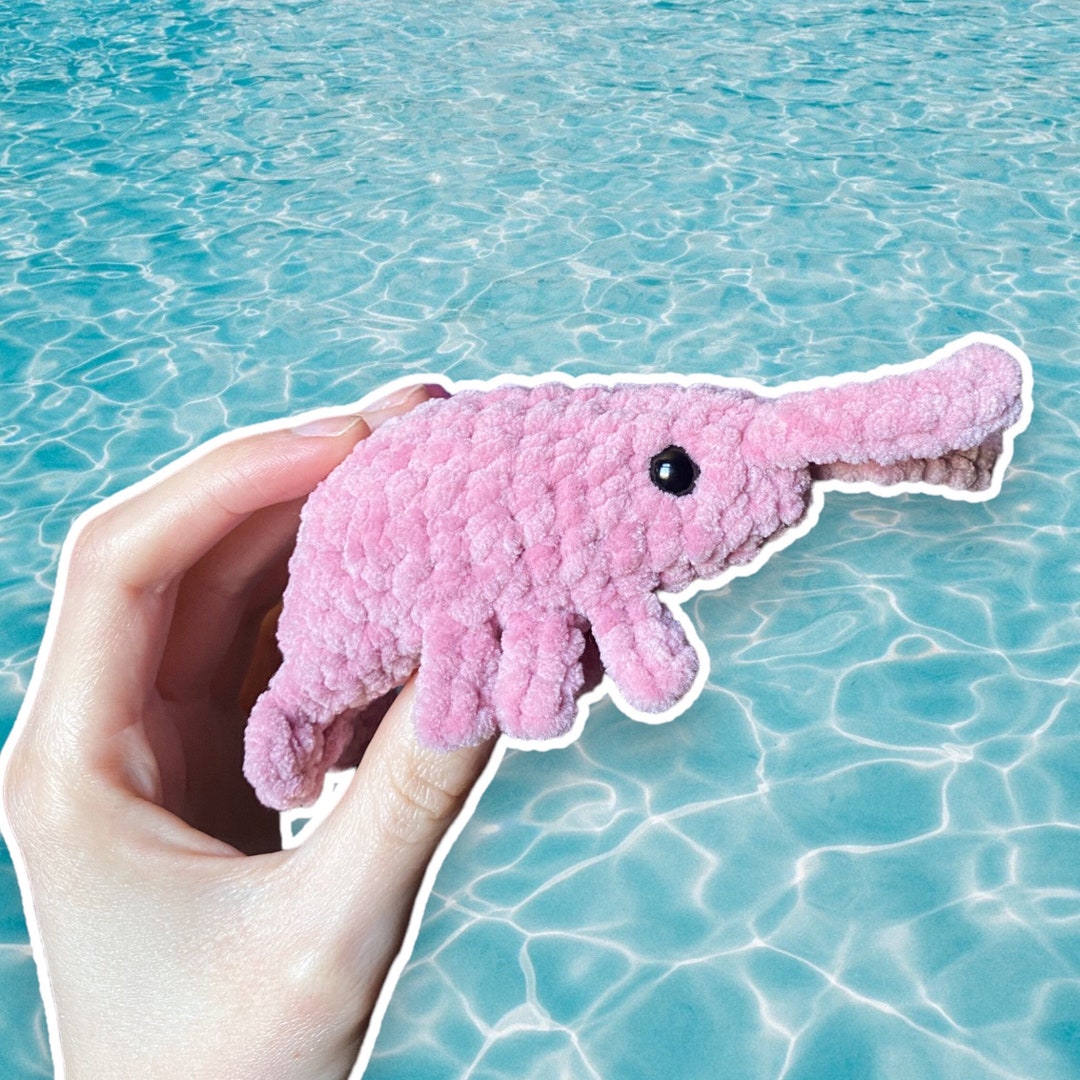 Crochet Shrimp Blush Pink Prawn Amigurumi Sea Creature Crustation ...