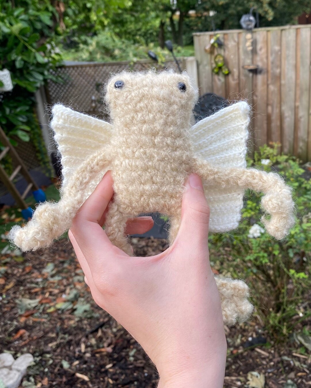 Crochet Fairy Leggy Froggy Milk Tea Beige Fairy / Angel - Etsy