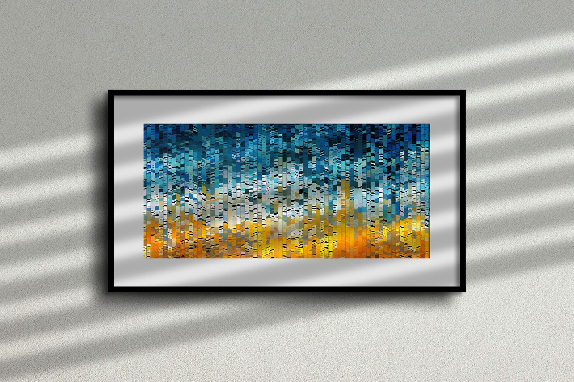 Stunning Visual Symphony: Sound Wave Inspired Music Wall Art - Unique ...