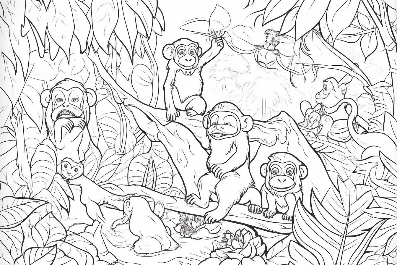 50 Kid's Jungle Book Coloring Pages. Perfect for Children of Any Age ...