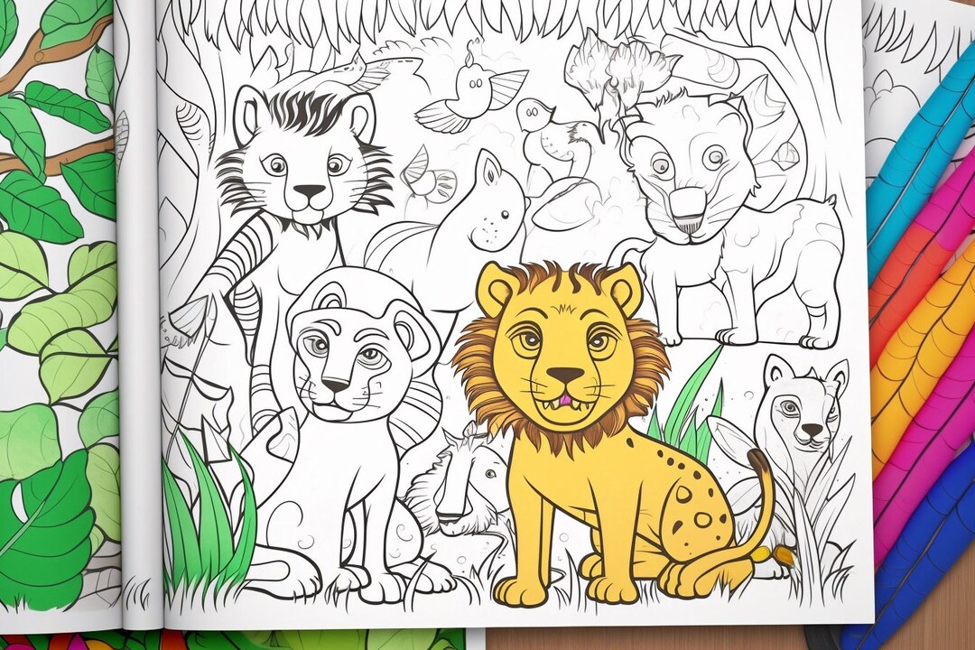 50 Kid's Jungle Book Coloring Pages. Perfect for Children of Any Age ...