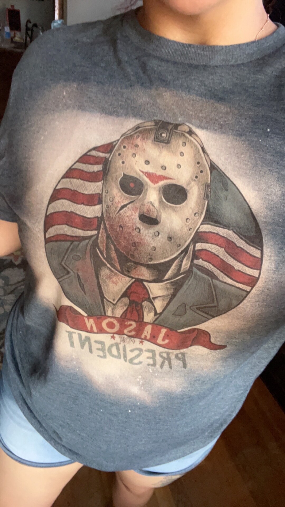Jason for President Bleached T-shirt - Etsy