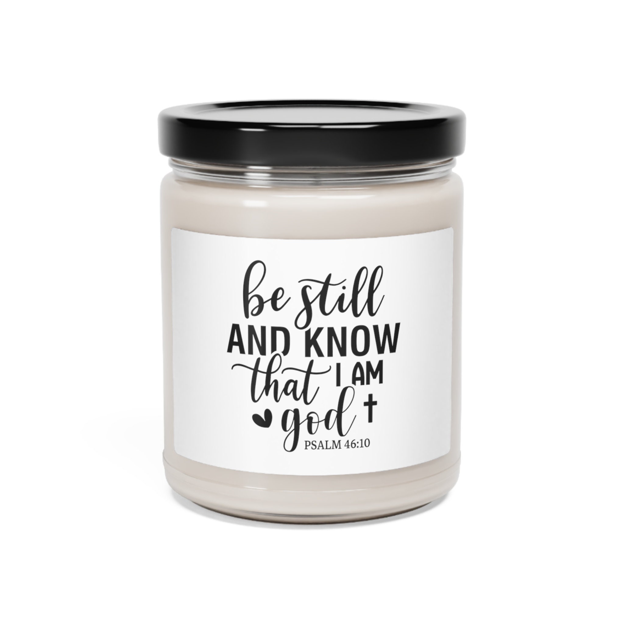 Be Still and Know | Bible Verse | Scripture Candle - Etsy