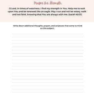 Digital Prayer Journal | 30 Days of Prayer Journal | Devotional Journal ...