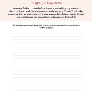 Digital Prayer Journal | 30 Days of Prayer Journal | Devotional Journal ...