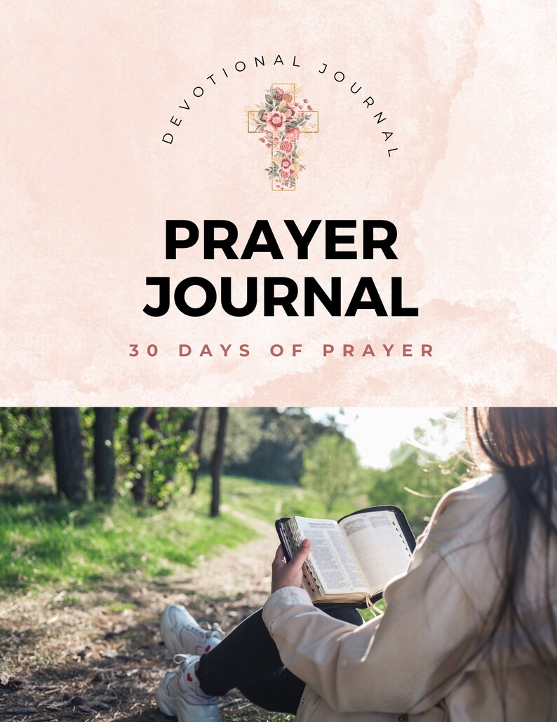 Digital Prayer Journal | 30 Days of Prayer Journal | Devotional Journal ...