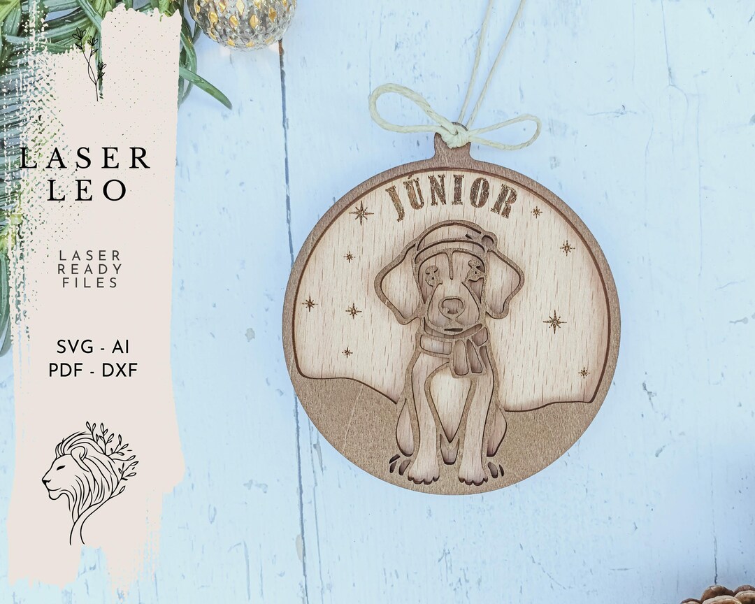 Christmas Customizable Rhodesian Ridgeback Tree Bauble, Personalised ...
