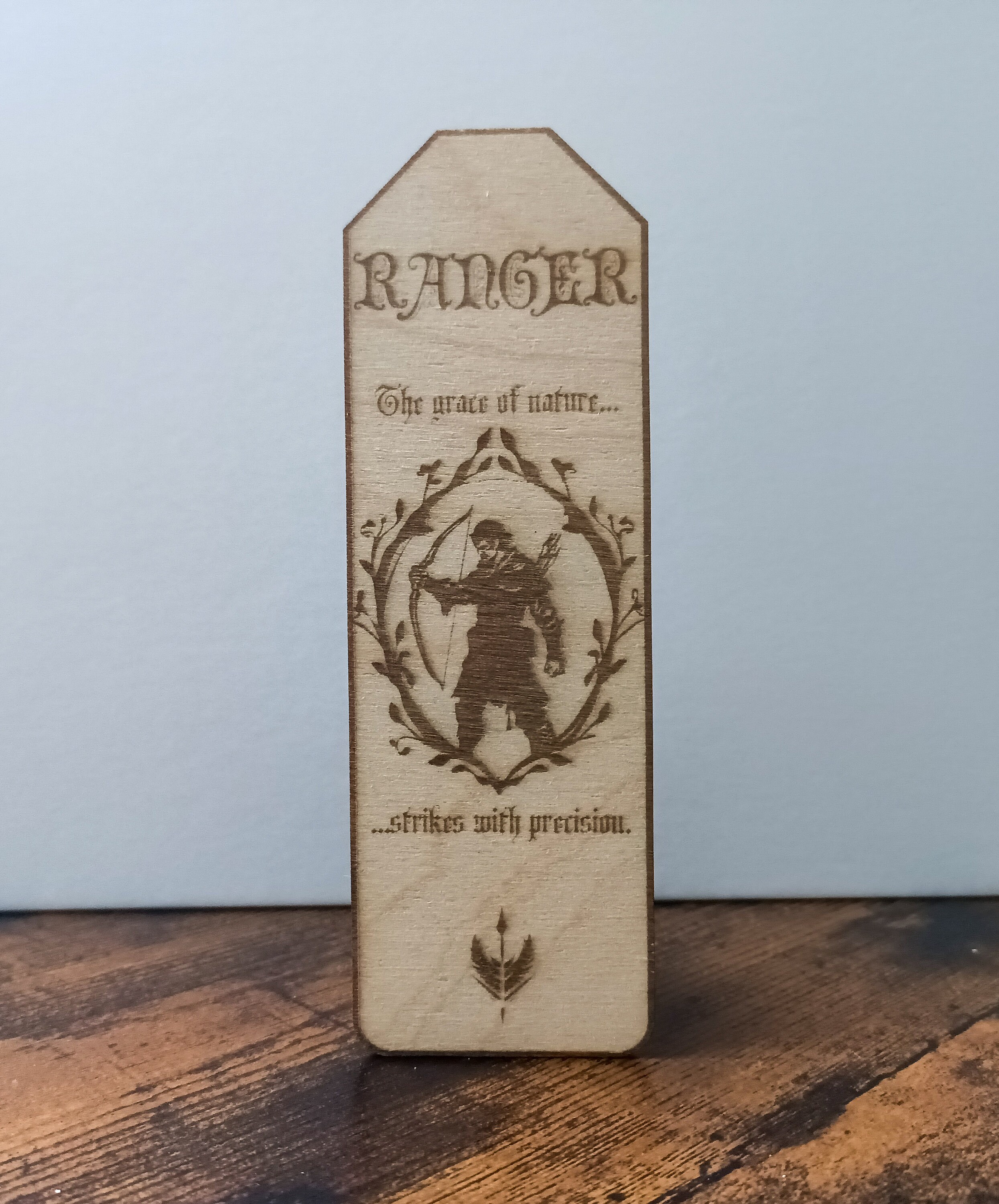 Ranger Bookmark SVG Laser Cut Digital Files Laser Ready Wood - Etsy