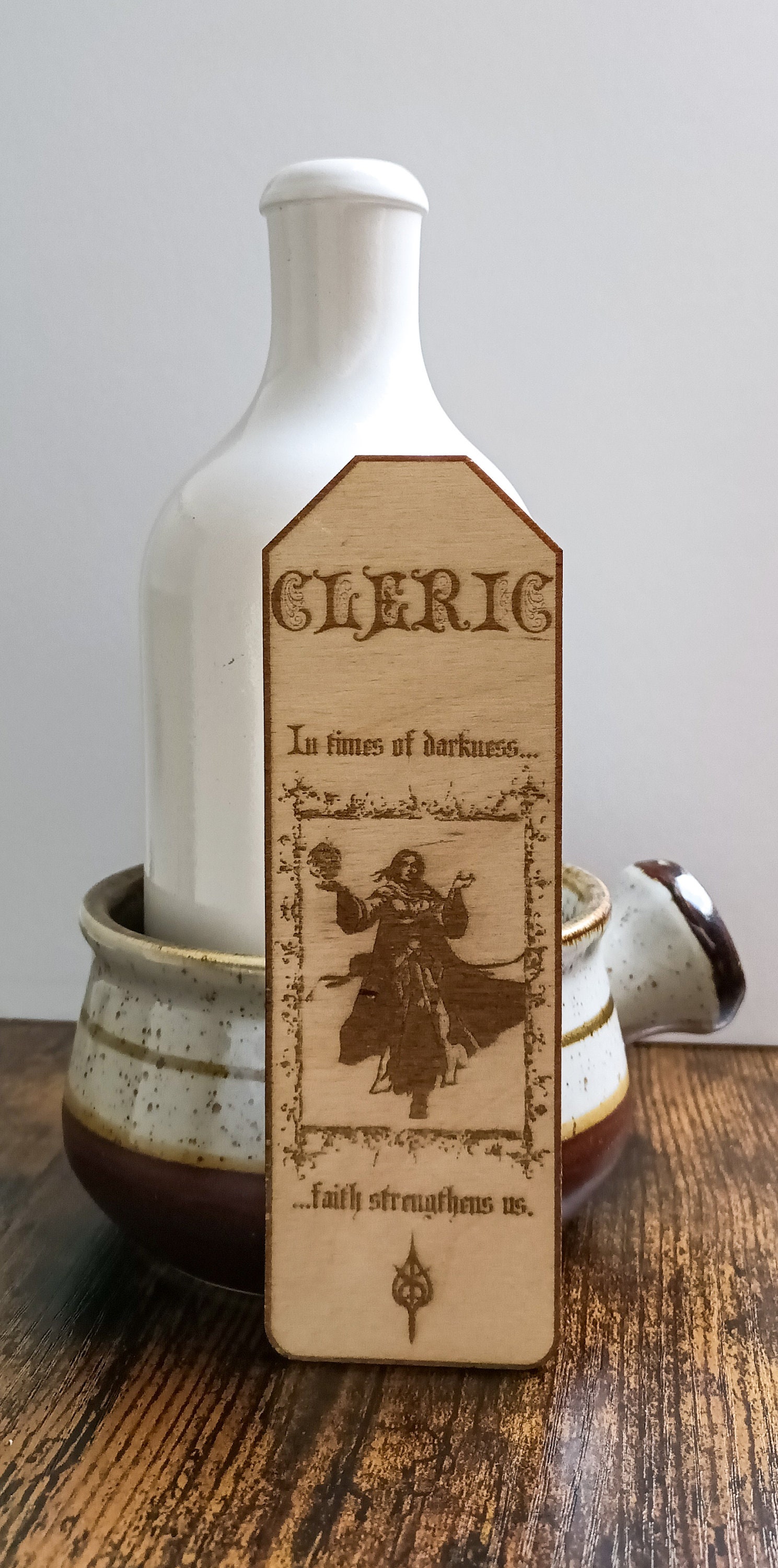 Cleric Bookmark SVG Laser Cut Digital Files Laser Ready Wood - Etsy
